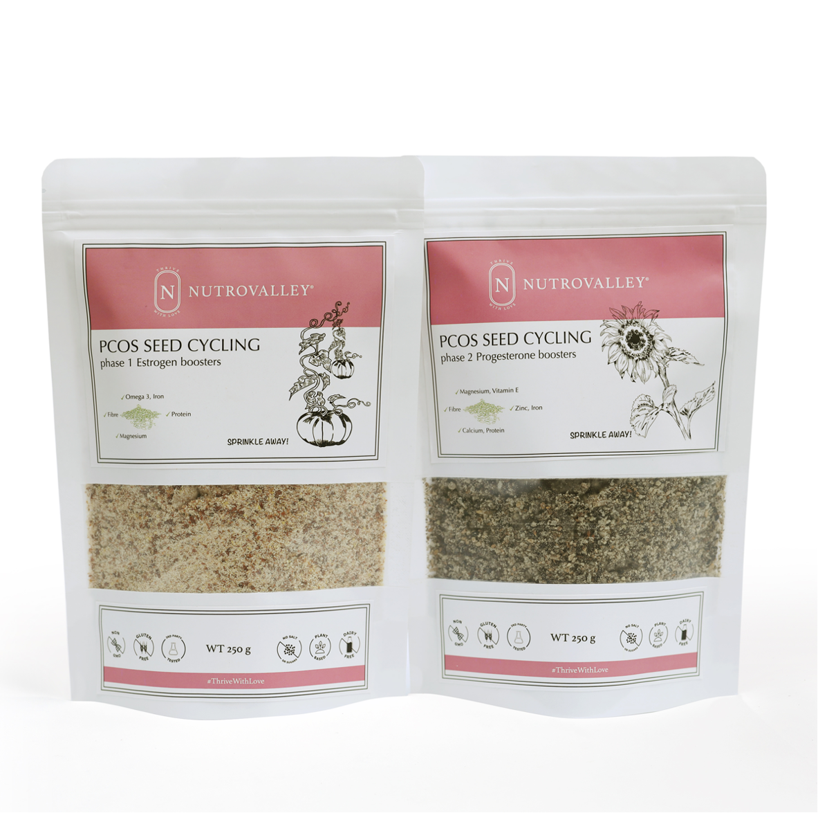 PCOS PHASE 1 & 2 KIT Hormonal Balancing Kit – Nutrovalley